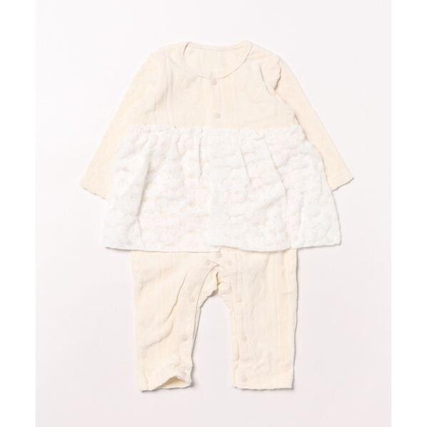 『タイムセール実施中』※このアイテムは返品・交換対象外商品です。ZOZO問い合わせ番号:86904348ショップ:こどもの森e-shop，コドモノモリイーショップブランド:kids zoo，キッズズー商品名:ベロアジャガードロンパースカテゴ...