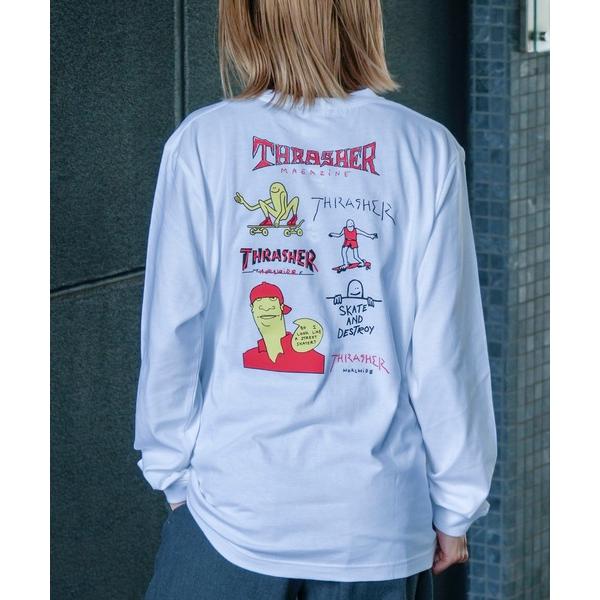 『タイムセール実施中』ZOZO問い合わせ番号:86904407ショップ:THRASHER by RIFFLEPAGE，スラッシャー バイ リフルページブランド:THRASHER，スラッシャー商品名:MULTI.E GONZ L/S T-SH...