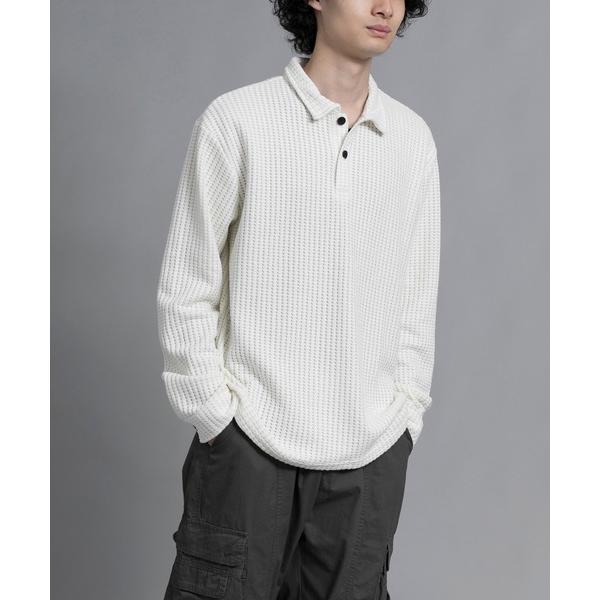 『セール実施中』ZOZO問い合わせ番号:86939046ショップ:aimoha，アイモハブランド:aimoha，アイモハ商品名:aimoha men Textured Comfort Polo Sweaterカテゴリ:トップス>スウェ...