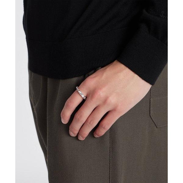 『セール実施中』ZOZO問い合わせ番号:86940392ショップ:Paul Smith，ポール・スミスブランド:Paul Smith，ポールスミス商品名:“Shadow Stripe Emboss” オープンリング【240904 200】カ...