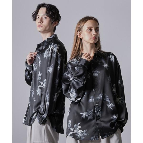 ZOZO問い合わせ番号:86941215ショップ:EMMA CLOTHES，エマ クローズブランド:CLEL，クレイル商品名:【CLEL】Loose Draped Floral Pattern  Shirt/ルーズドレープ花柄シャツカテゴリ...