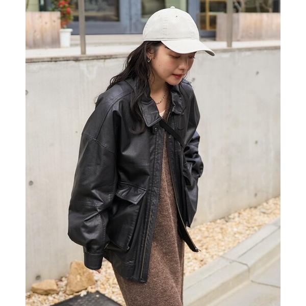 『セール実施中』ZOZO問い合わせ番号:86941829ショップ:FREAK'S STORE，フリークスストアブランド:FREAK'S STORE，フリークスストア商品名:【べストセラー】フェイクレザーブルゾン/ビッグシルエットブルゾンカテ...