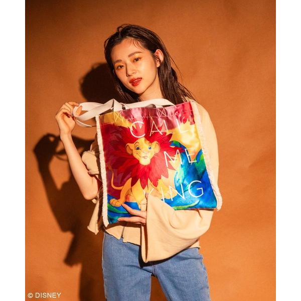 『タイムセール実施中』ZOZO問い合わせ番号:86943505ショップ:ACCOMMODE，アコモデブランド:Disney，ディズニー商品名:ライオン・キング　フリンジグラフィックトートバッグカテゴリ:バッグ>トートバッグブランド品番...