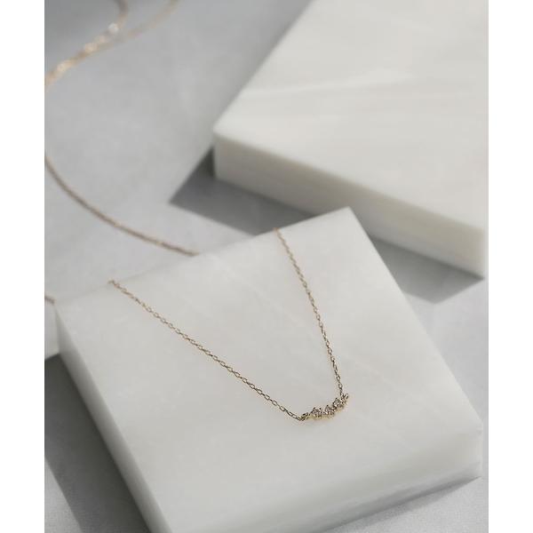 ZOZO問い合わせ番号:86945990ショップ:collecala，コレカラブランド:queite，ケイト，colleca la，コレカラ商品名:K10 YG ネックレス ホワイトトパーズ ［queite］カテゴリ:アクセサリー>ネ...