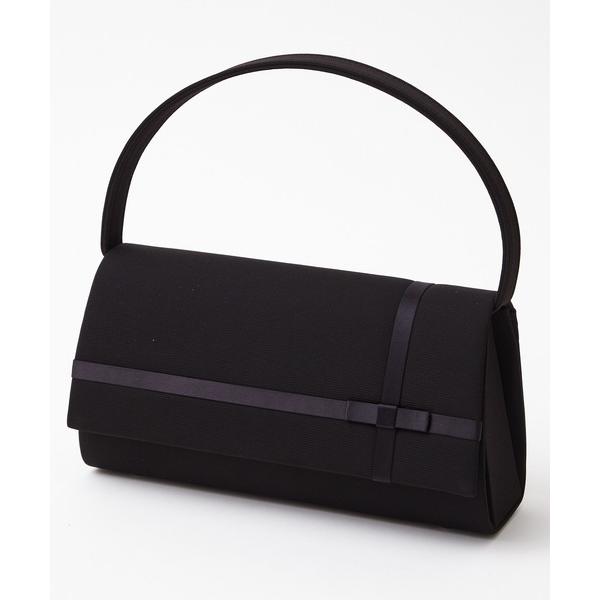 『セール実施中』ZOZO問い合わせ番号:86979142ショップ:AIMER，エメブランド:AIMER，エメ商品名:【喪服・礼服用】リボン付きクロスラインブラックフォーマルバッグカテゴリ:バッグ>ハンドバッグブランド品番:0339-9...