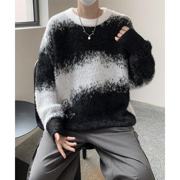 『タイムセール実施中』ZOZO問い合わせ番号:87010036ショップ:SPADE，スペイドブランド:FVLMEN，フルメン，EFFECTION，エフェクション，neos，ネオス商品名:【FVLMEN】gradation shaggy kn...