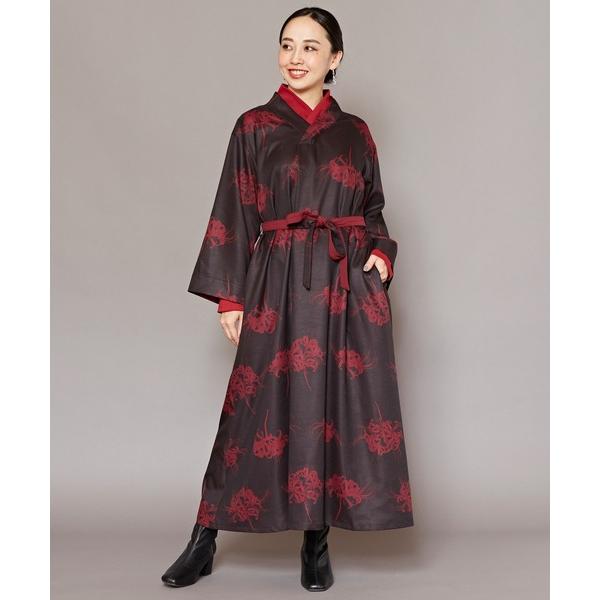 ZOZO問い合わせ番号:87014372ショップ:Amina Collection，アミナコレクションブランド:倭物やカヤ，ワモノヤカヤ商品名:「倭物やカヤ」暗がりワンピースカテゴリ:ワンピース/ドレス>ワンピースブランド品番:7CQ...