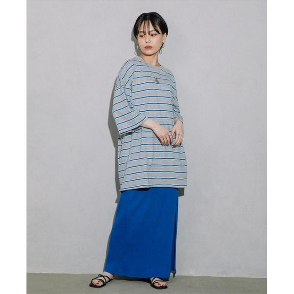 ZOZO問い合わせ番号:87041961ショップ:Lace Ladies，レースレディースブランド:SUWDEE，スーディー商品名:border loose teeカテゴリ:トップス>Tシャツ/カットソーブランド品番:SU-0014素...