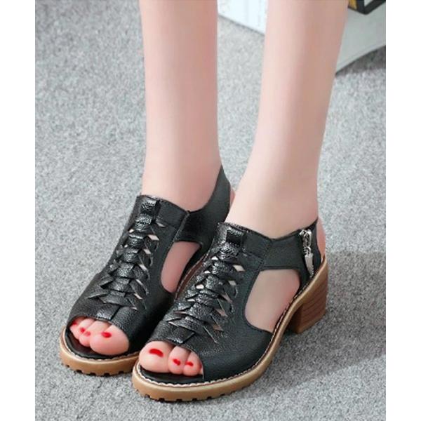 『タイムセール実施中』ZOZO問い合わせ番号:87042601ショップ:STYLEBLOCK，スタイルブロックブランド:STYLEBLOCK，スタイルブロック商品名:レースアップデザインチャンキーヒールサンダルカテゴリ:シューズ>サン...