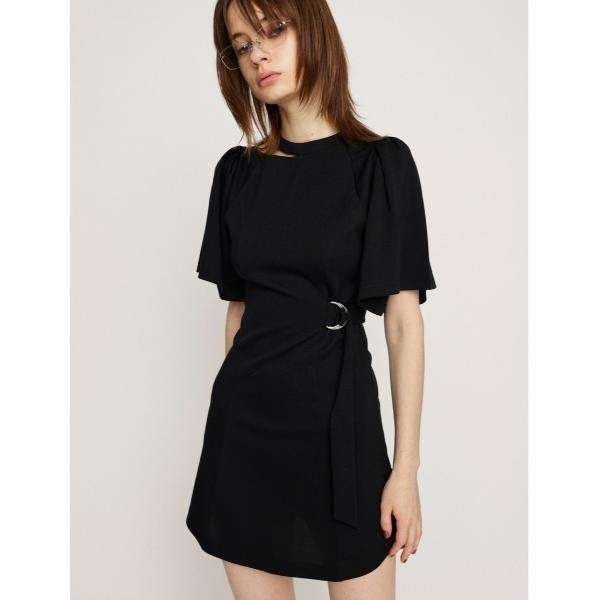 『セール実施中』ZOZO問い合わせ番号:87042768ショップ:SLY，スライブランド:SLY，スライ商品名:BELTED CUT OUT S/OP ベルテッド カット アウト ショート ワンピースカテゴリ:ワンピース/ドレス>ワン...