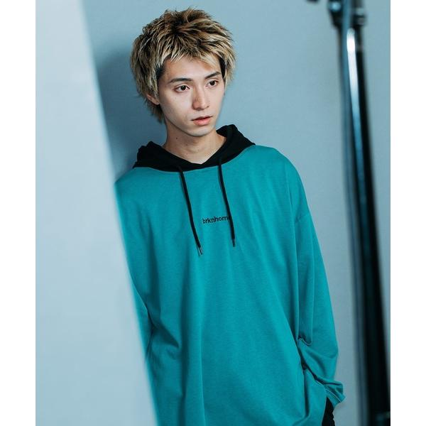 『タイムセール実施中』ZOZO問い合わせ番号:87042783ショップ:LB/S，エルビーエスブランド:brknhome，ブロークンホーム，LB/S ，エルビーエス商品名:【brknhome/ブロークンホーム】ロングスリーブフーデッドTシャ...