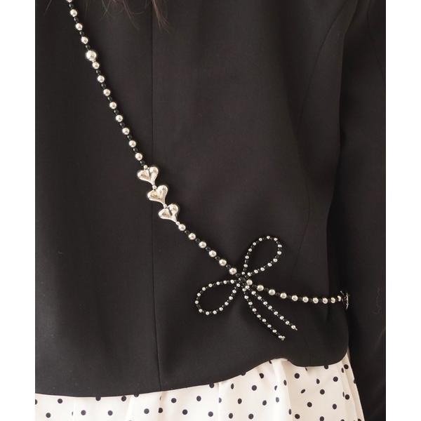 『タイムセール実施中』ZOZO問い合わせ番号:87109007ショップ:RiNc，リンクブランド:ammy.，エイミードット商品名:【 ammy. / エイミードット 】 ビーズ リボン スマホショルダー / ストラップカテゴリ:PC・スマ...