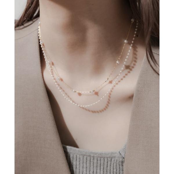 ZOZO問い合わせ番号:87110294ショップ:URBAN RESEARCH，アーバンリサーチブランド:SMELLY，スメリー商品名:パール2セットネックレスカテゴリ:アクセサリー>ネックレスブランド品番:SM46-2PF040素材...