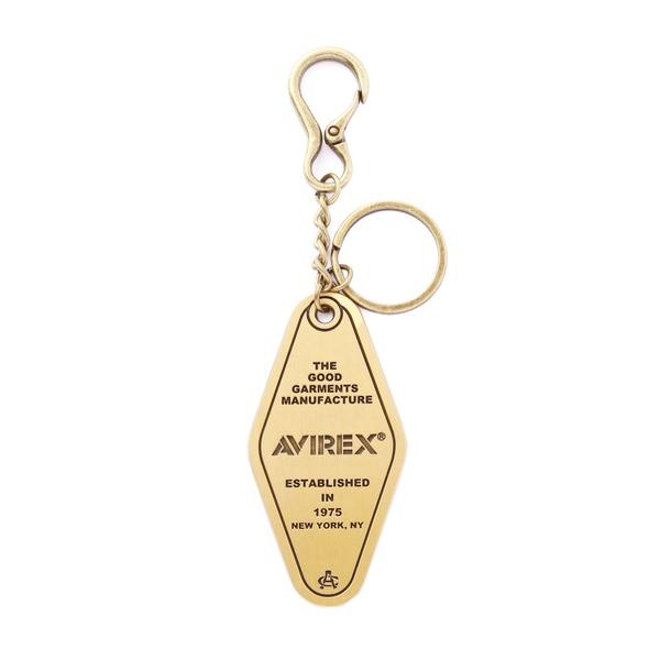 ZOZO問い合わせ番号:87111967ショップ:AVIREX，アヴィレックスブランド:AVIREX，アヴィレックス商品名:AVIREX KEY HOLDER ”METAL” / アヴィレックス キーホルダー ”メタルカテゴリ:財布/小物&...
