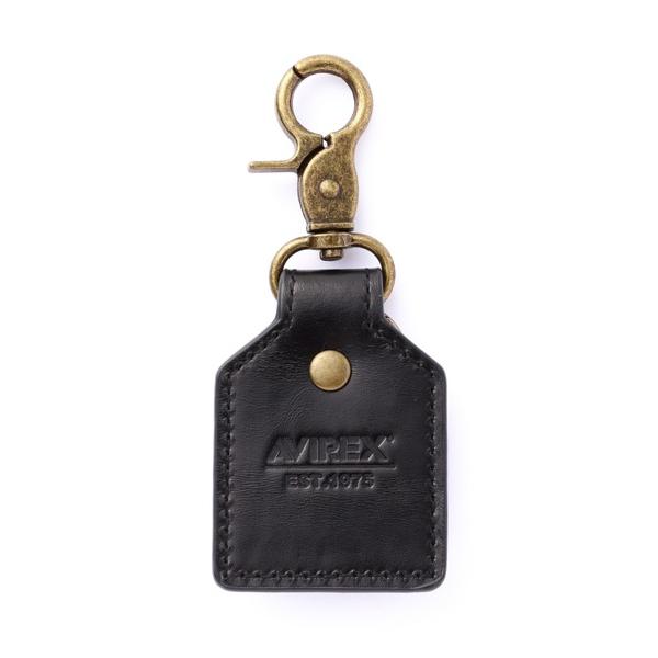 ZOZO問い合わせ番号:87111968ショップ:AVIREX，アヴィレックスブランド:AVIREX，アヴィレックス商品名:AVIREX KEY HOLDER ”EMBOSSED LEATHER” / アヴィレックス キーホルダー ”エンボ...