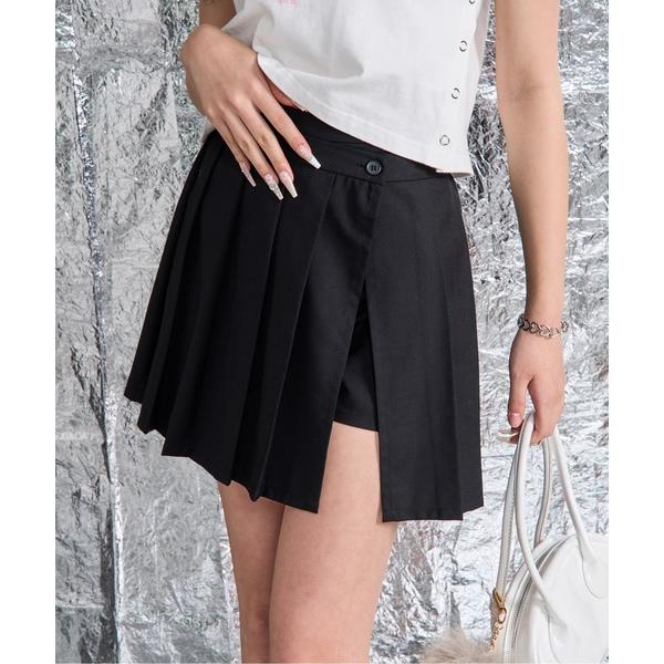 『セール実施中』ZOZO問い合わせ番号:87142625ショップ:shrita，シュリータブランド:shrita，シュリータ商品名:2WAYプリーツラップスカパン【低身長さん向けSサイズ展開あり】カテゴリ:スカート>スカートブランド品...