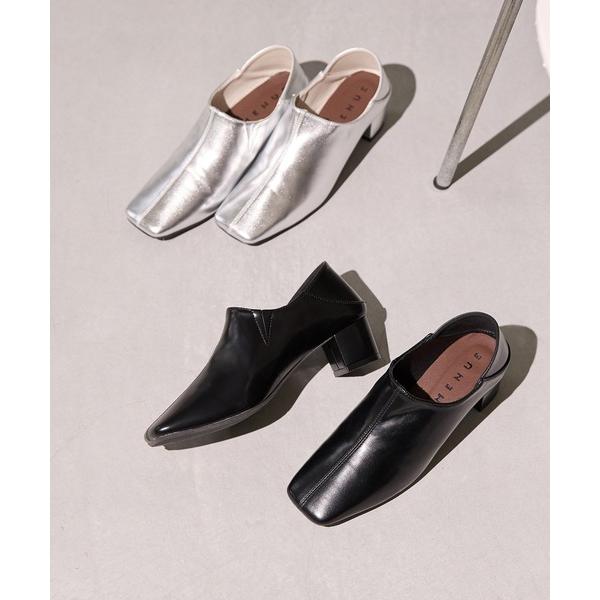 ZOZO問い合わせ番号:87142730ショップ:welleg from outletshoes，ウェレッグフロムアウトレットシューズブランド:menue，メヌエ，welleg，ウェレッグ商品名:スクエアトゥデザイン 2way バブーシュ　...