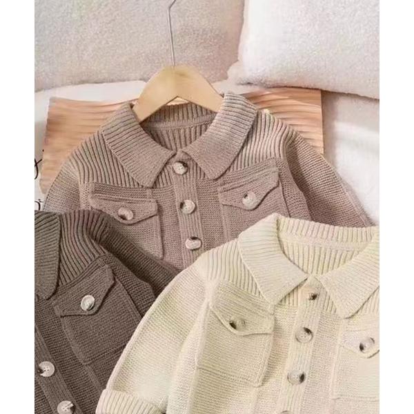 『タイムセール実施中』ZOZO問い合わせ番号:87144160ショップ:aimoha，アイモハブランド:aimoha，アイモハ商品名:【aimoha-KIDS-】ポロニットカーディガンカテゴリ:トップス>カーディガン/ボレロブランド品...