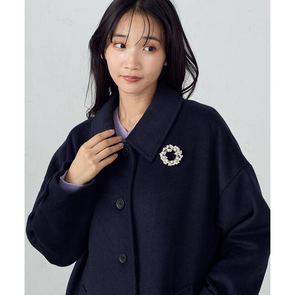 ZOZO問い合わせ番号:87145247ショップ:COMME CA ISM，コムサイズムブランド:COMME CA ISM，コムサイズム商品名:プラスチックパール　サークルブローチカテゴリ:アクセサリー>ブローチ/コサージュブランド品...