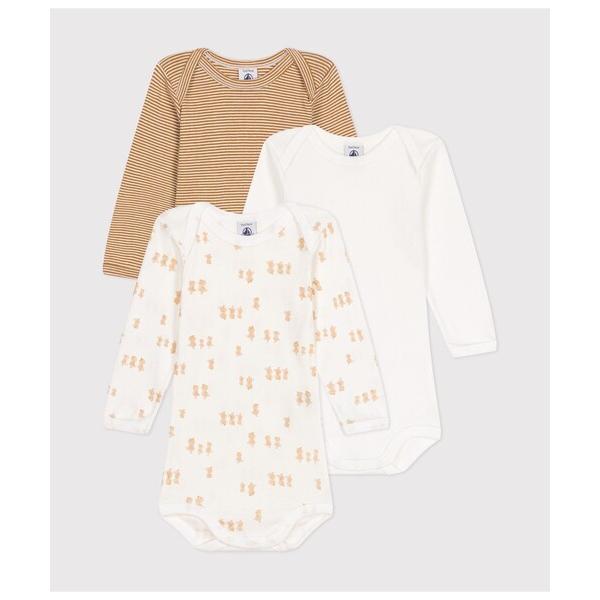 『セール実施中』※このアイテムは返品・交換対象外商品です。ZOZO問い合わせ番号:87145789ショップ:PETIT BATEAU，プチバトーブランド:PETIT BATEAU，プチバトー商品名:長袖ボディ３枚組カテゴリ:ママ＆ベビー&g...
