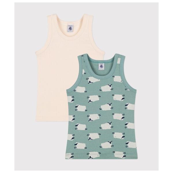 『セール実施中』※このアイテムは返品・交換対象外商品です。ZOZO問い合わせ番号:87145811ショップ:PETIT BATEAU，プチバトーブランド:PETIT BATEAU，プチバトー商品名:タンクトップ２枚組カテゴリ:アンダーウェア...
