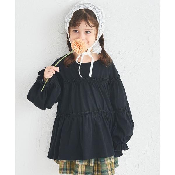 『タイムセール実施中』ZOZO問い合わせ番号:87145970ショップ:pairmanon，ペアマノンブランド:pairmanon，ペアマノン，coucou manon，ククゥ マノン商品名:【綿100%】メロー カットソー ティアード 長...