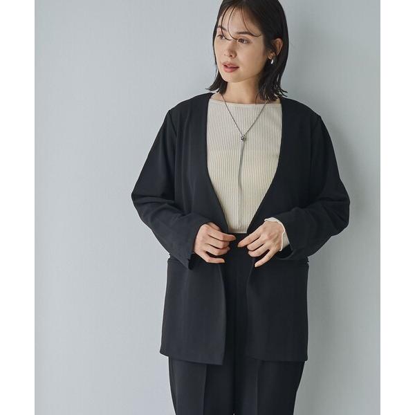 『セール実施中』ZOZO問い合わせ番号:87145990ショップ:coen，コーエンブランド:RONEL，ロネル，coen，コーエン商品名:イージージョーゼットダブルジャケットカテゴリ:ジャケット/アウター>テーラードジャケットブラン...