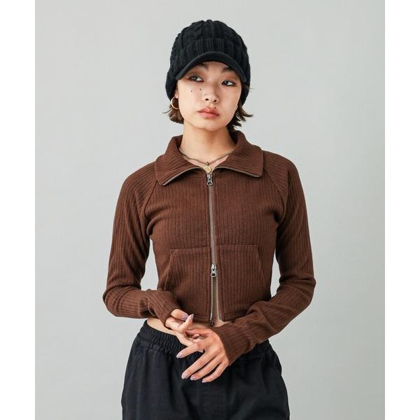 『タイムセール実施中』ZOZO問い合わせ番号:87148418ショップ:X-girl，エックスガールブランド:X-girl，エックスガール商品名:DOUBLE ZIP UP COMPACT CARDIGANカテゴリ:トップス>Tシャツ...