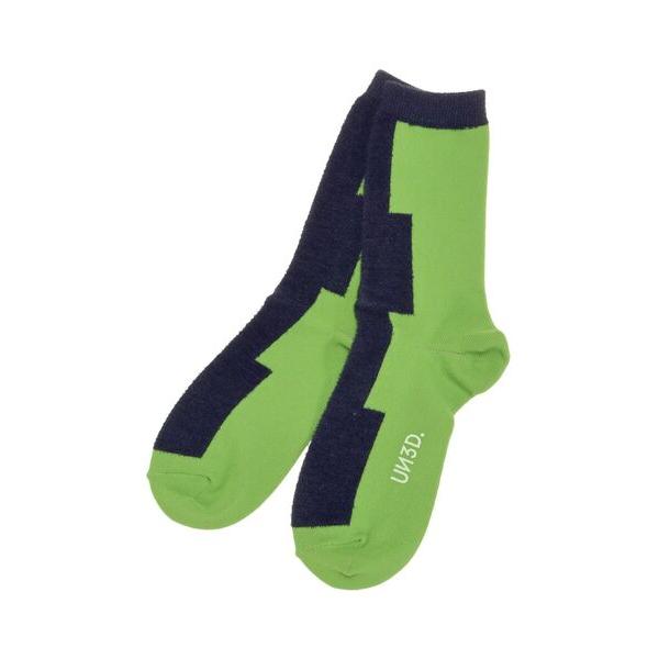 『セール実施中』※このアイテムは返品・交換対象外商品です。ZOZO問い合わせ番号:87148620ショップ:UN3D.，アンスリードブランド:UN3D.，アンスリード商品名:BLOCK LINE SOCKS / ブロックラインソックスカテゴ...