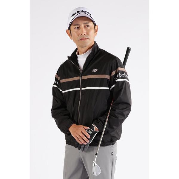 『セール実施中』ZOZO問い合わせ番号:87181086ショップ:the HOUSE，ザハウスブランド:New Balance Golf，ニューバランスゴルフ商品名:「new balance golf」ストレッチ 撥水 フルジップ ウィンド...