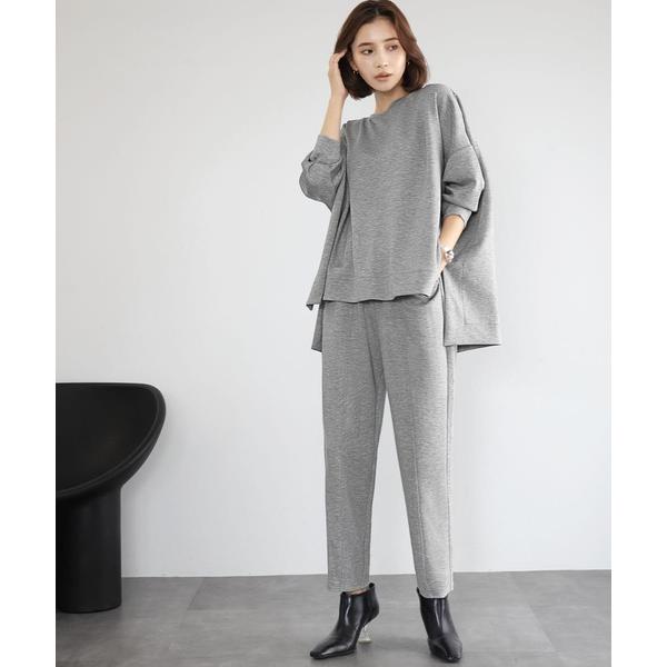 『タイムセール実施中』ZOZO問い合わせ番号:87182533ショップ:RIVER FIELD &amp; Co.，リバーフィールド　アンド　コーブランド:ELFRANK，エルフランク商品名:ジャージーオーバーサイズトップス テーパードパン...