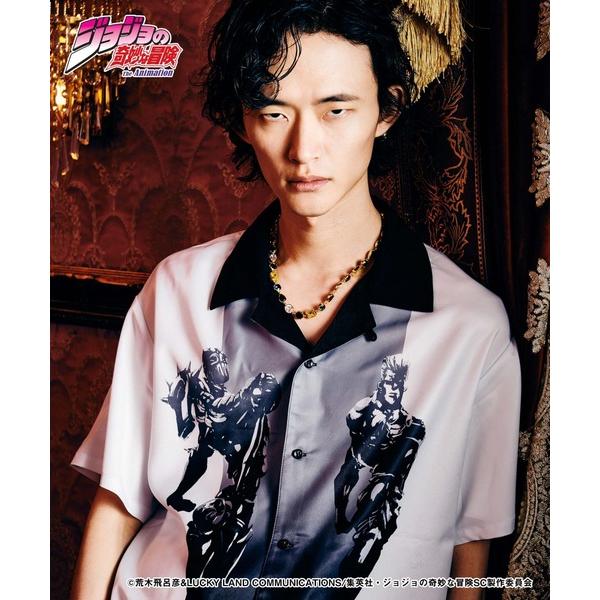 ZOZO問い合わせ番号:87183281ショップ:glamb，グラムブランド:glamb，グラム商品名:Jean Pierre Polnareff Shirt / ジャン・ピエール・ポルナレフシャツカテゴリ:トップス>シャツ/ブラウス...