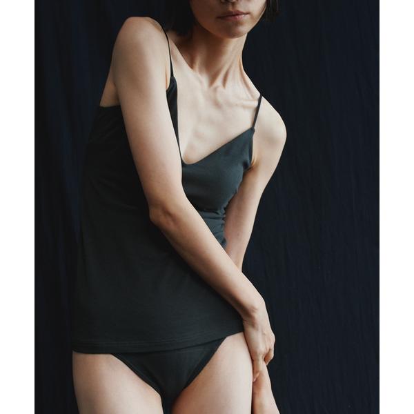 ※このアイテムは返品・交換対象外商品です。ZOZO問い合わせ番号:87183514ショップ:IENA，イエナブランド:EMILY WEEK，エミリーウィーク商品名:【RESET】オーガニックコットン混 ブラキャミソール（グレー、グリーン）カ...