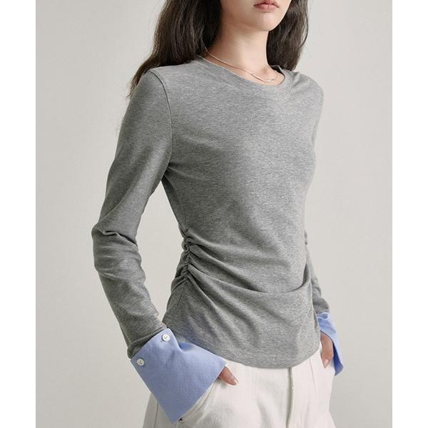 ZOZO問い合わせ番号:87183676ショップ:chuclla，チュクラブランド:Fano Studios，ファノ ストゥディオズ商品名:ベルスリーブカフス付 サイドシャーリングトップス FQ24S042【Fano Studios】カテゴ...