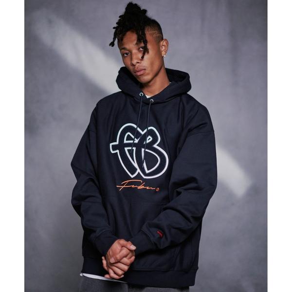 『タイムセール実施中』ZOZO問い合わせ番号:87183807ショップ:Karlas，カルラスブランド:FUBU， フブ商品名:FUBU フブ ブランド ロゴ 刺繍 裏毛 オーバーサイズ アメカジ 長袖 プルパーカー スウェット フーディー...