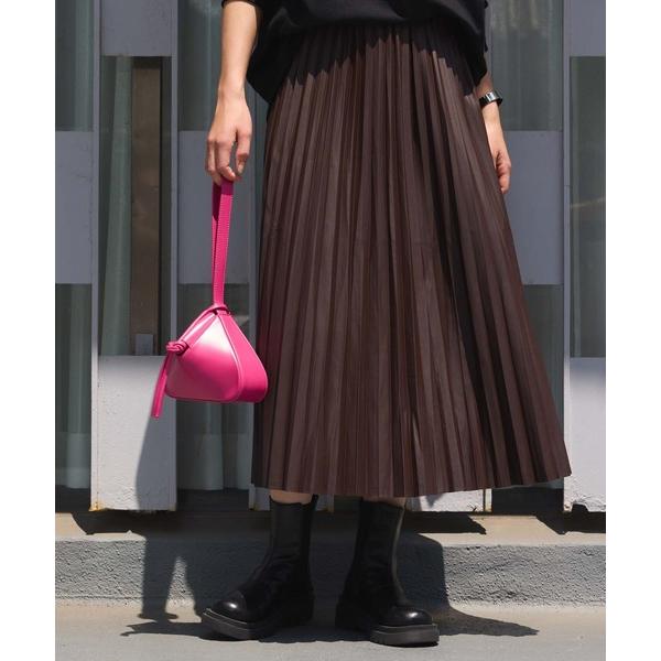 『セール実施中』ZOZO問い合わせ番号:87184725ショップ:Edit Sheen，エディット シーンブランド:Edit Sheen，エディットシーン商品名:フェイクレザープリーツスカートカテゴリ:スカート>スカートブランド品番:...