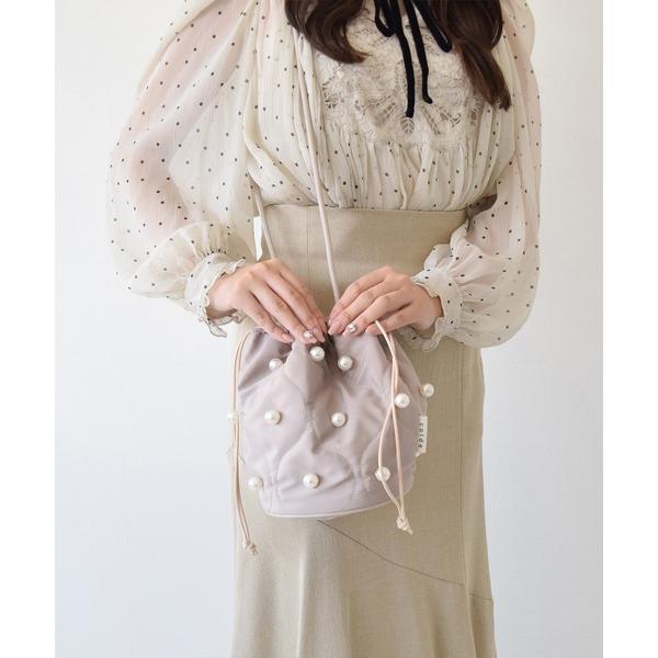 『セール実施中』ZOZO問い合わせ番号:87215846ショップ:Bridget Birkin，ブリジットバーキンブランド:COLDE ，コルデ，Bridget Birkin，ブリジットバーキン商品名:【COLDE】キルティングパール巾着シ...