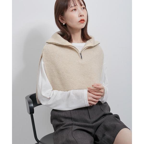 『タイムセール実施中』ZOZO問い合わせ番号:87216112ショップ:ROPE' PICNIC，ロぺピクニックブランド:ROPE' PICNIC，ロペピクニック商品名:ラメニットハーフジップベストカテゴリ:トップス>ベストブランド品...