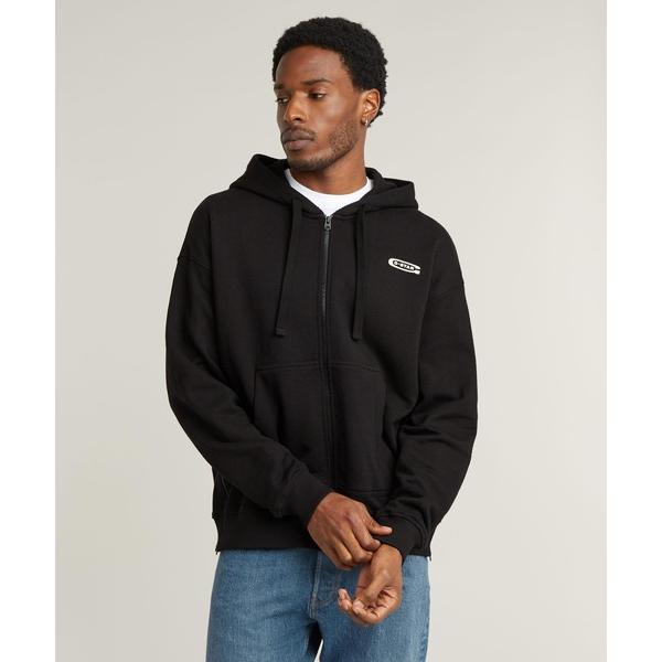 『タイムセール実施中』ZOZO問い合わせ番号:87217428ショップ:G-STAR RAW，ジースター・ロゥブランド:G-STAR，ジースター商品名:MULTI ZIP THRU LOOSE HOODED SWEATER/ブランドロゴオー...