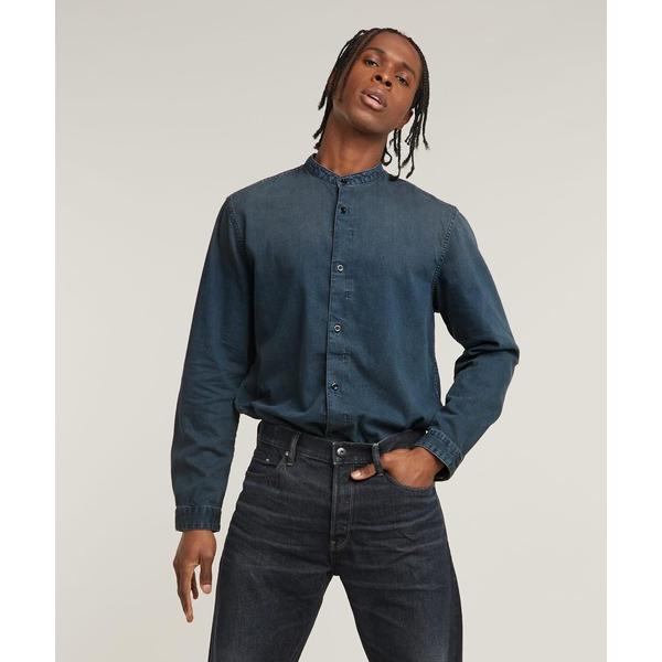『タイムセール実施中』ZOZO問い合わせ番号:87217496ショップ:G-STAR RAW，ジースター・ロゥブランド:G-STAR，ジースター商品名:CORRECT SHIRT/スタンドカラーデニムシャツカテゴリ:トップス>シャツ/...