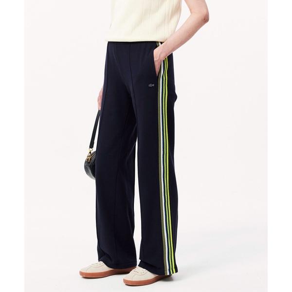 『セール実施中』ZOZO問い合わせ番号:87219610ショップ:LACOSTE，ラコステブランド:LACOSTE，ラコステ商品名:サイドニットテーピングフレアトラックパンツカテゴリ:パンツ>スウェットパンツブランド品番:XF6937...