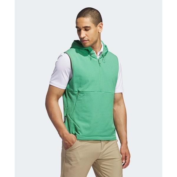 『タイムセール実施中』ZOZO問い合わせ番号:87220492ショップ:adidas，アディダスブランド:adidas，アディダス，adidas Golf，アディダスゴルフ商品名:WIND.RDY 保温 撥水 ハーフジップ フーディーベスト...