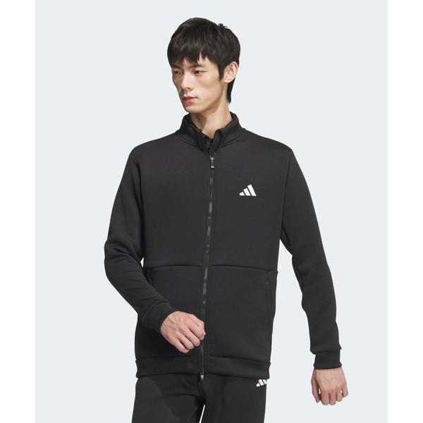 『タイムセール実施中』ZOZO問い合わせ番号:87220507ショップ:adidas，アディダスブランド:adidas，アディダス，adidas Golf，アディダスゴルフ商品名:ダンボールニット バックロゴ 付き フルジップジャケット【a...