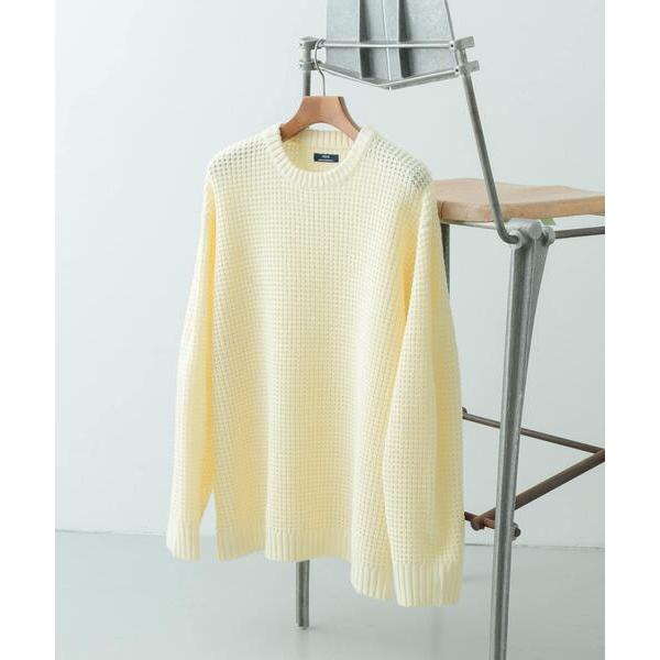『セール実施中』ZOZO問い合わせ番号:87220512ショップ:ITEMS URBAN RESEARCH，アイテムズ アーバンリサーチブランド:ITEMS URBANRESEARCH，アイテムズ アーバンリサーチ商品名:ワッフル編み クル...