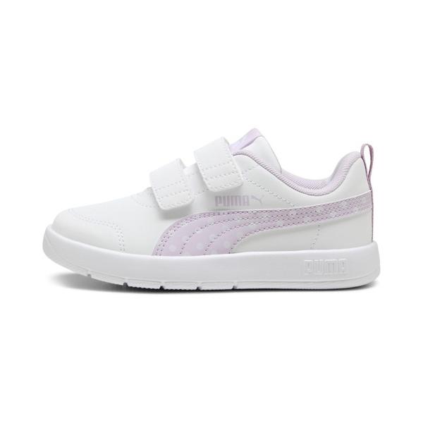 『セール実施中』ZOZO問い合わせ番号:87221594ショップ:PUMA STORE ZOZO，プーマストアゾゾブランド:PUMA，プーマ商品名:PUMA プーマ ガールズ コートフレックス V3 ドッティ スニーカー 17-21cm C...