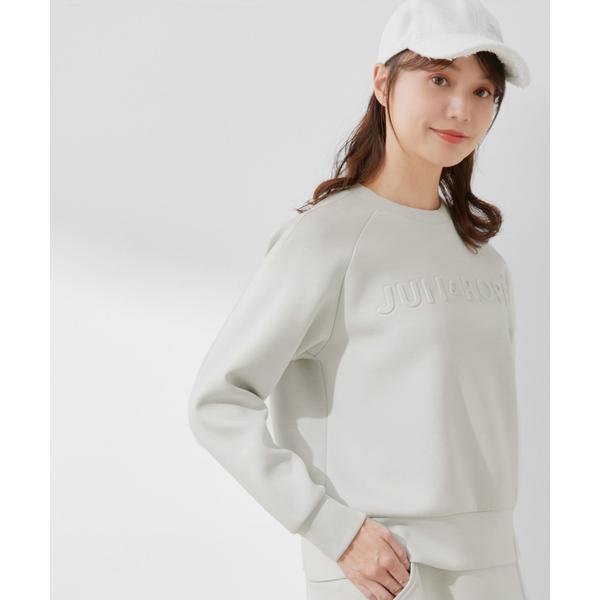 『セール実施中』ZOZO問い合わせ番号:87254456ショップ:ROPE'，ロぺブランド:JUN&amp;ROPE'，ジュンアンドロペ商品名:ダンボールニットエンボスロゴ長袖プルオーバーカテゴリ:トップス>スウェットブランド品番:2...