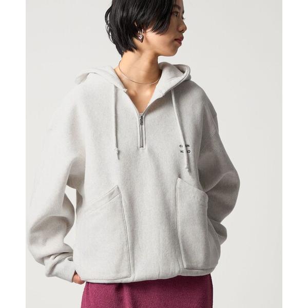 ZOZO問い合わせ番号:87254577ショップ:CITEN，シテンブランド:CITEN，シテン商品名:＜CITEN＞ハーフジップスウェットフーディーカテゴリ:トップス>スウェットブランド品番:42521990062素材:本体；コット...