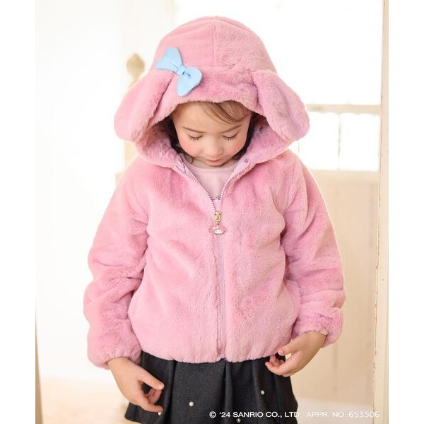 ZOZO問い合わせ番号:87254804ショップ:ANY，エニィブランド:sanrio，サンリオ，ANY，エニィ商品名:【any FAM×サンリオキャラクターズ】なりきりフェイクファーブルゾンカテゴリ:ジャケット/アウター>ブルゾンブ...