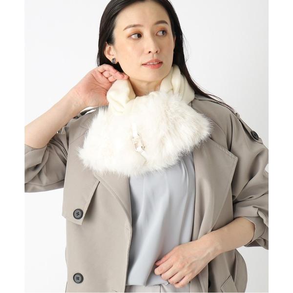 『セール実施中』ZOZO問い合わせ番号:87255426ショップ:MOONBAT，ムーンバットブランド:FURLA，フルラ商品名:【WEB限定】マフラー ”ウール100%フェイクファー付きカテゴリ:ファッション雑貨>マフラーブランド品...