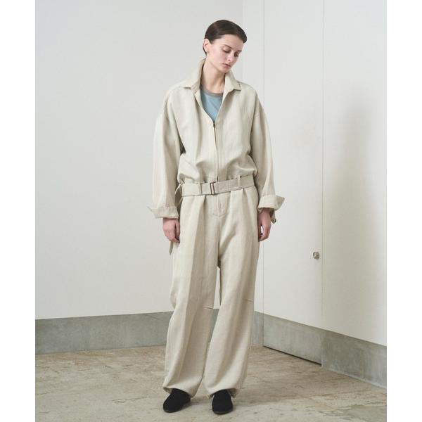 ZOZO問い合わせ番号:87288030ショップ:TROVE，トローヴブランド:TROVE，トローヴ商品名:TROVE / WOOL LINEN JUMP SUITカテゴリ:オールインワン・サロペット>つなぎ/オールインワンブランド品...